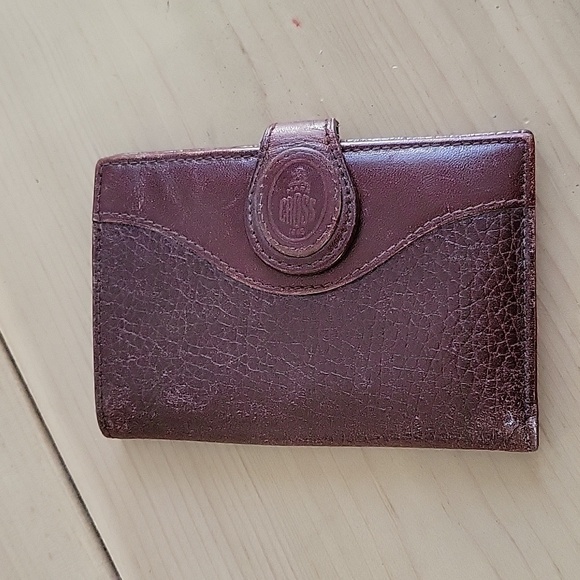 Mark Cross | Bags | Mark Cross Vintage Brown Leather Bifold Wallet ...